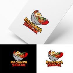 Desain Logo Seblak untuk Raja Seblak - Jasalogo.id