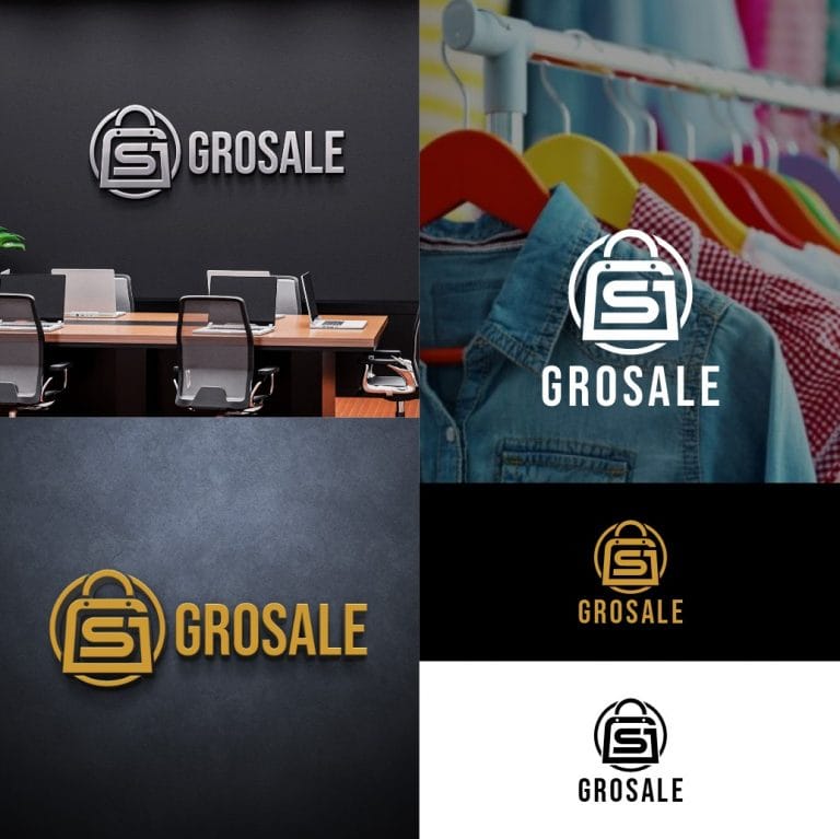Logo Grosir Pakaian - GROSALE - Jasalogo.id