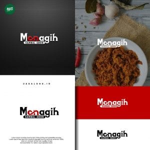 Desain Logo Sambal Abon Managih - Jasalogo.id