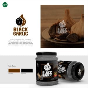 Desain Logo Black garlic - Jasalogo.id