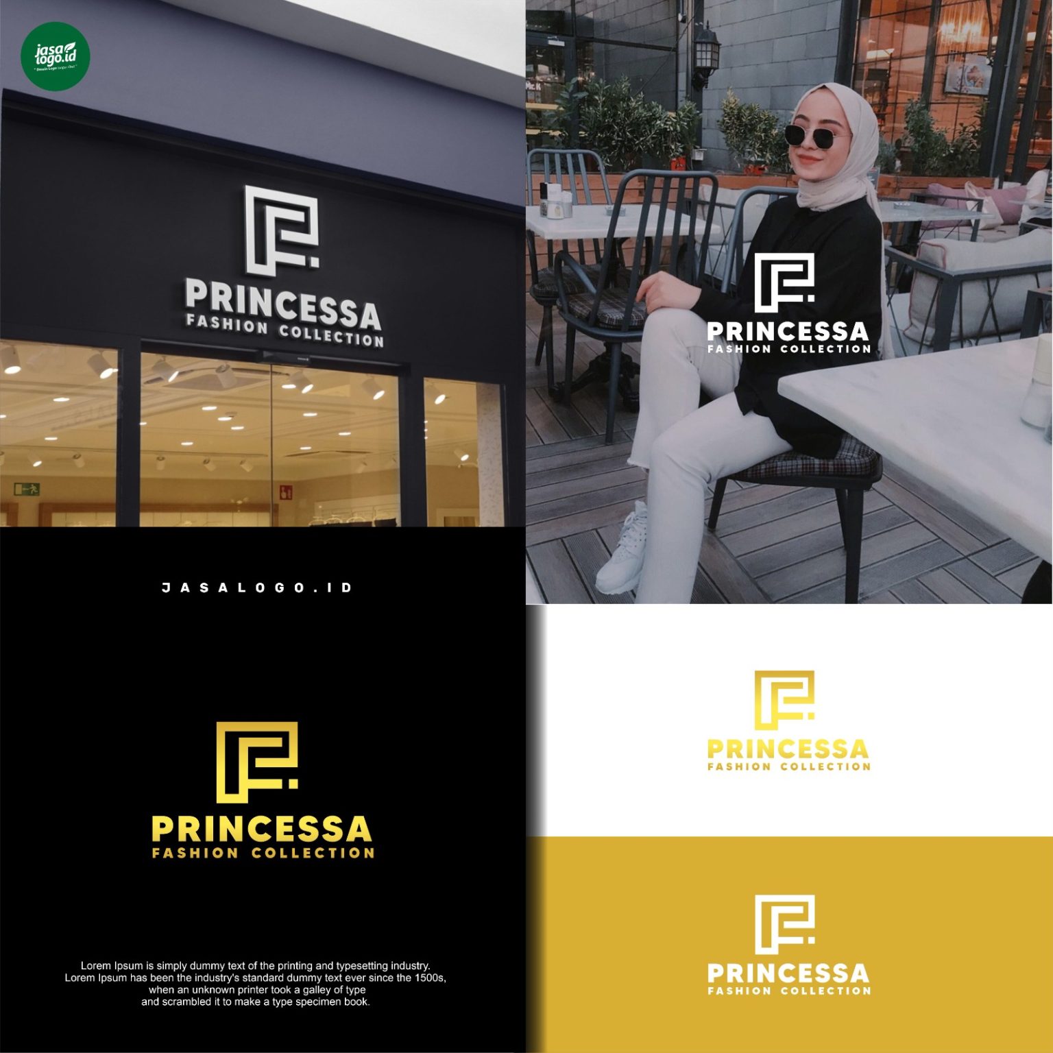 Desain Logo Fashion Collection untuk Princessa – Jasalogo.id