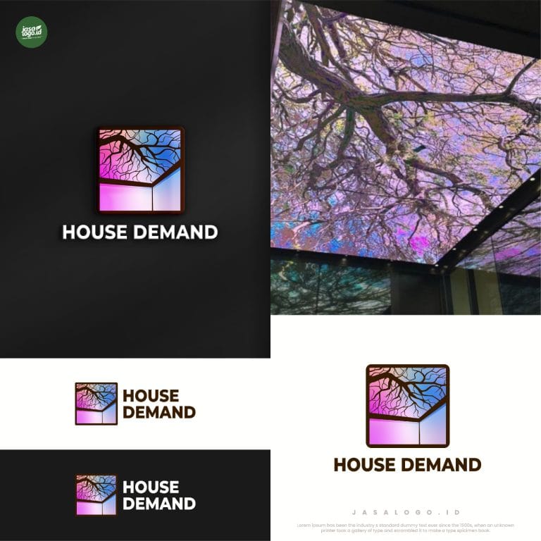 Logo Property untuk HOUSE DEMAND - Jasalogo.id