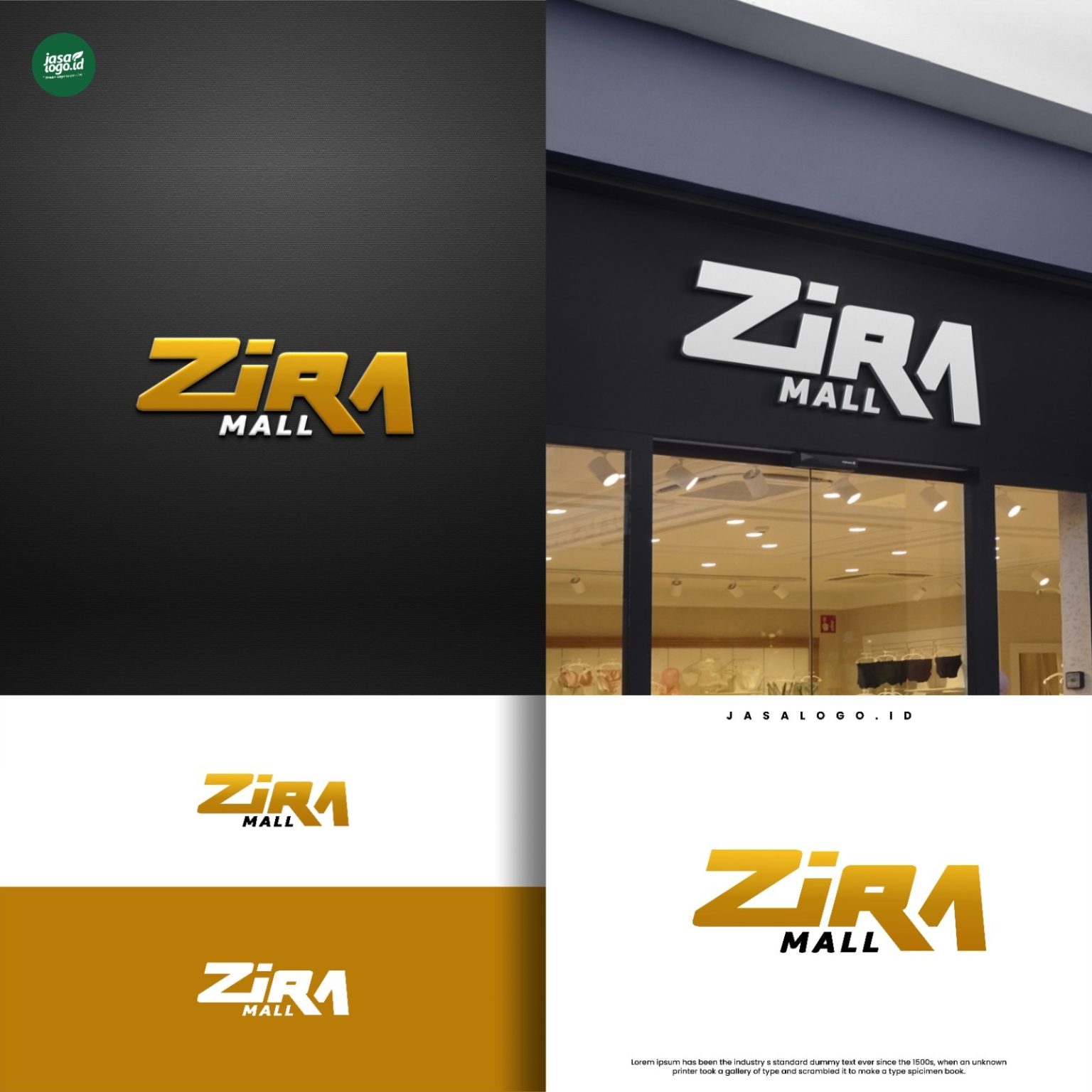 Desain Logo Online Shop - brand Zira - Jasalogo.id