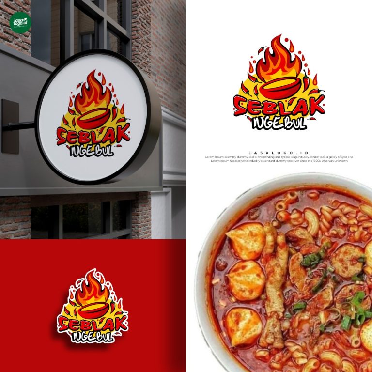 Desain Logo Seblak Keren - Jasalogo.id