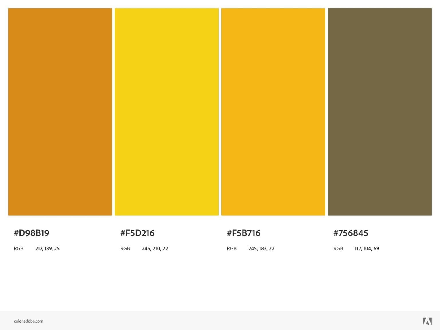 Rekomendasi Palet Warna Kuning sesuai Tema Musim - Jasalogo.id