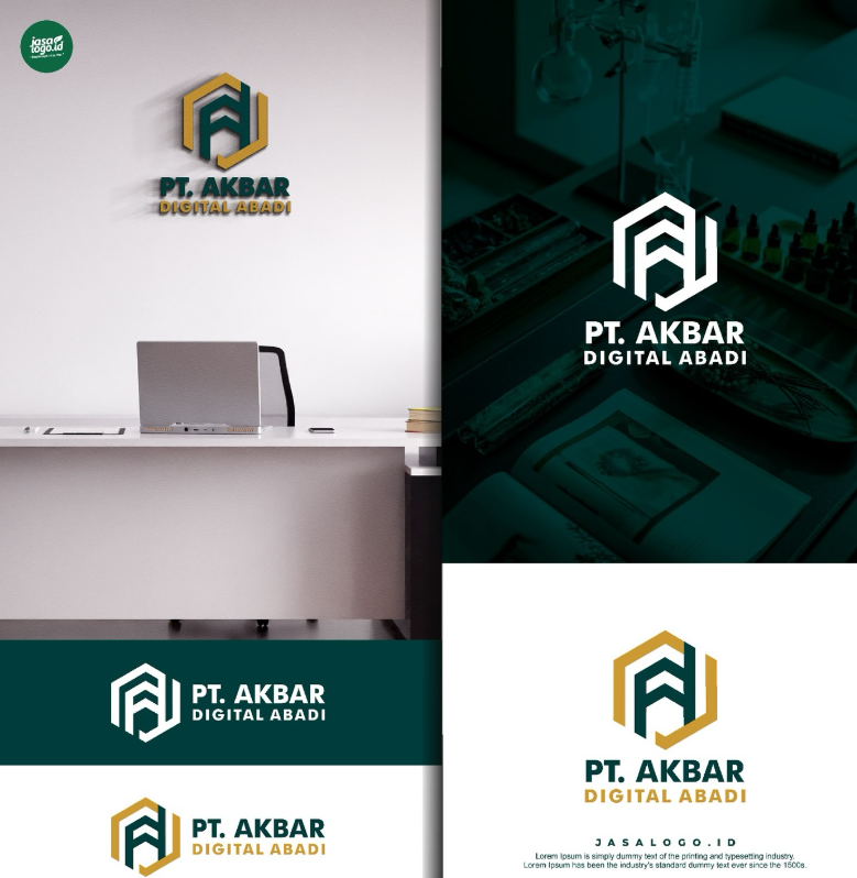 Tipografi Tebal dalam Desain Logo Perusahaan Profesional - Jasalogo.id