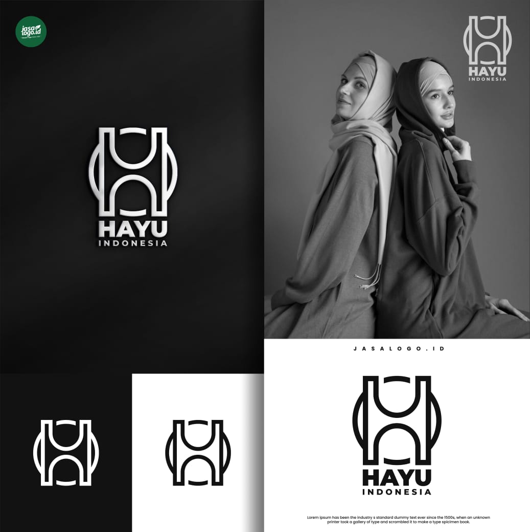 Style Logo Fashion Warna Hitam Putih yang High-end - Jasalogo.id