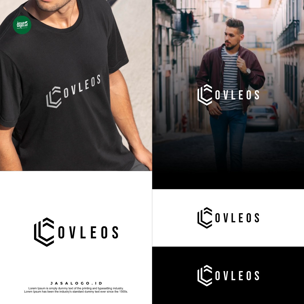 Tren Logo Kombinasi Simetris Segi Enam dan Inisial Nama Brand - Jasalogo.id