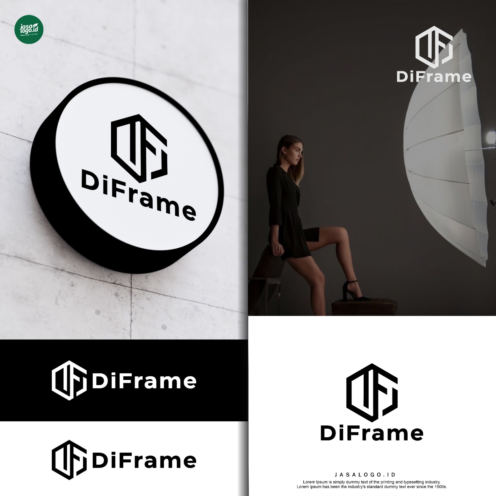 Tren Logo Kombinasi Simetris Segi Enam dan Inisial Nama Brand – Jasalogo.id