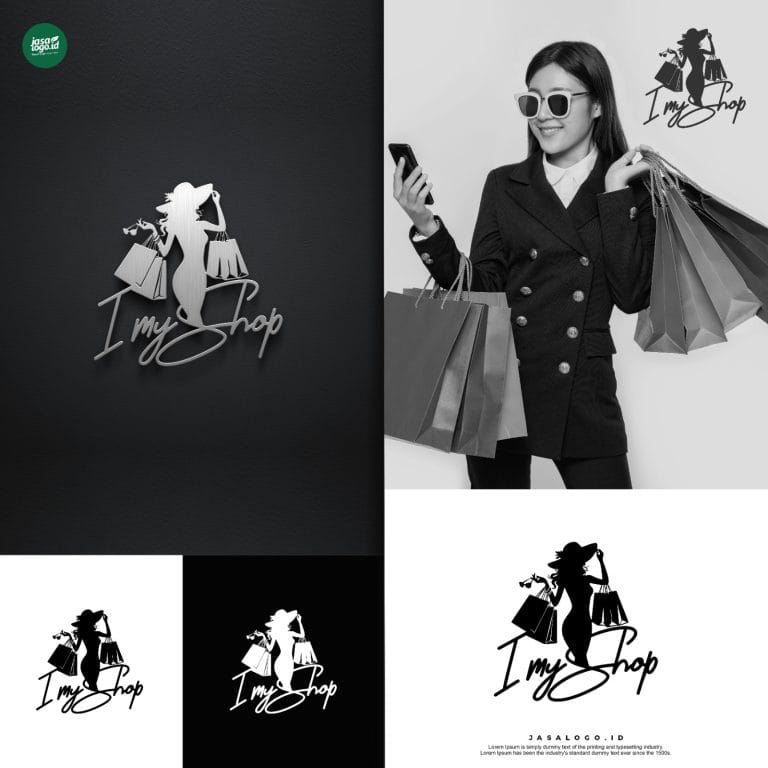 Logo Fashion I My Shop - Jasalogo.id