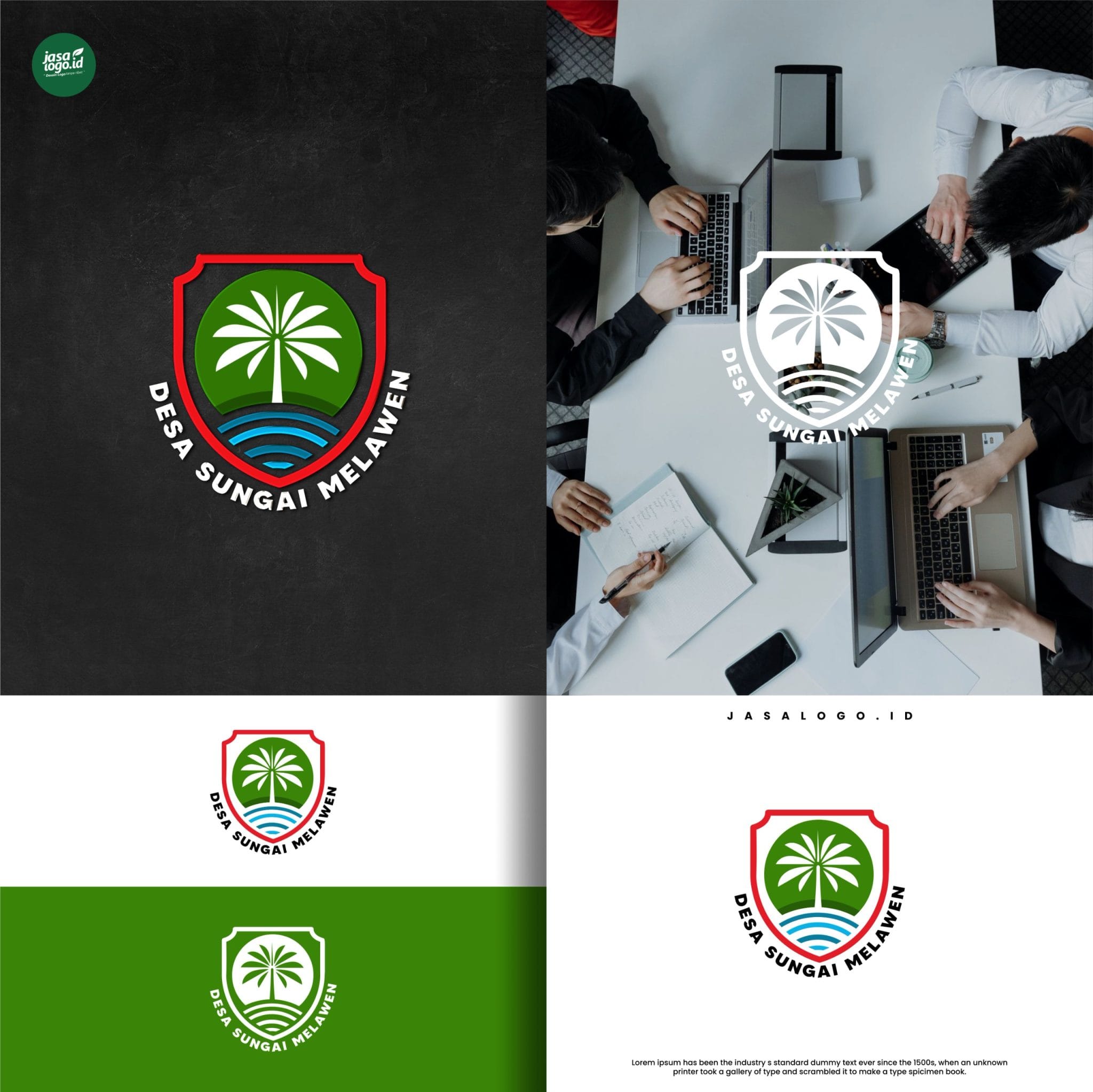 Style Desain Logo Shield yang Elegan dan Profesional untuk Identitas ...