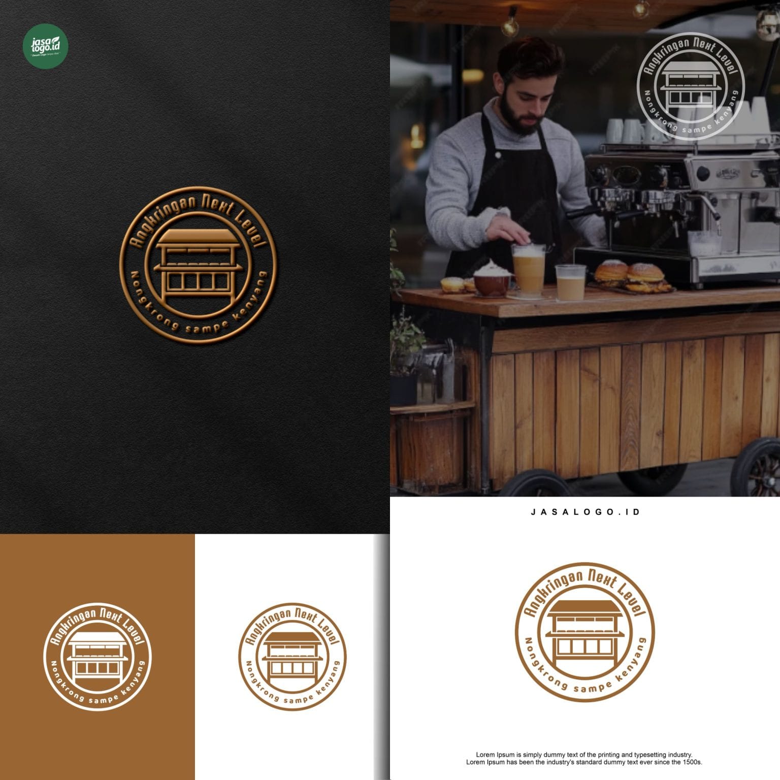 Desain Logo Angkringan Next Level – Jasalogo.id