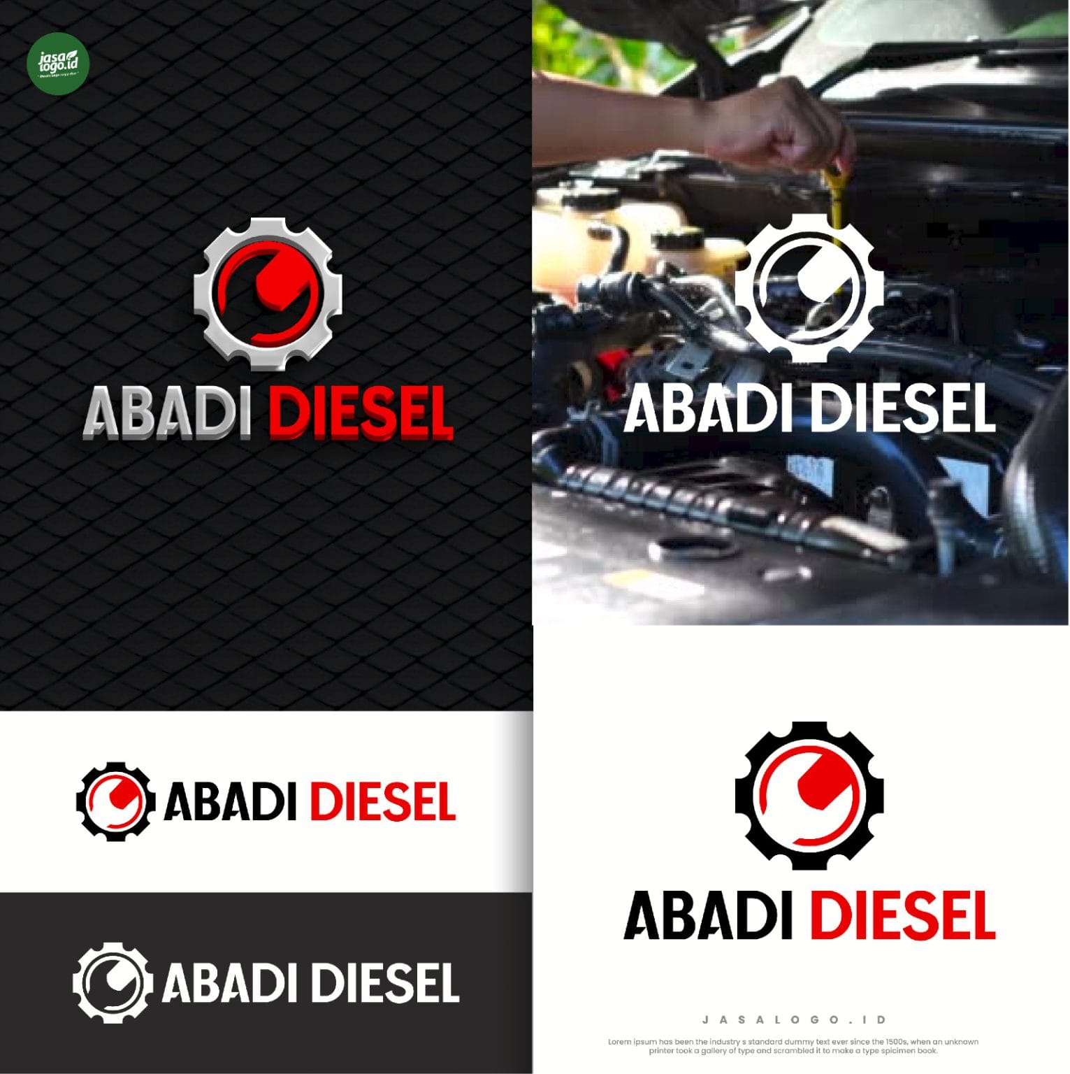 Kesan Kombinasi Warna Merah dan Hitam dalam Desain Logo - Jasalogo.id